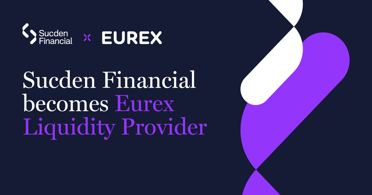 Sucden Financial Now Eurex Liquidity Provider > Newsroom > Sucden Financial